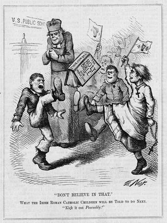 'Don't Believe in that Political Cartoon by Thomas Nast' Giclee Print ...