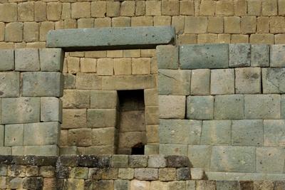 'Doorways Leading to Inca Temple of the Sun at Ingapirca in the Andes ...