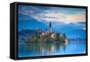 'Bled Island with the Church of the Assumption and Bled Castle ...