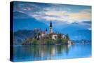 'Bled Island with the Church of the Assumption and Bled Castle ...