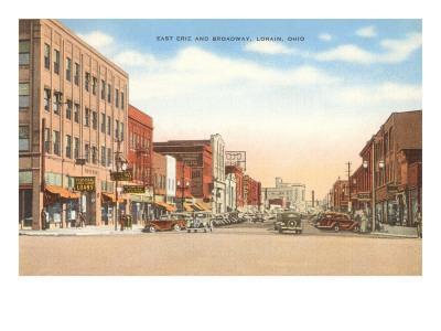 'Downtown Lorain, Ohio' Art | AllPosters.com
