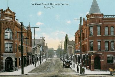 'Downtown, Sayre, Pennsylvania' Posters | AllPosters.com