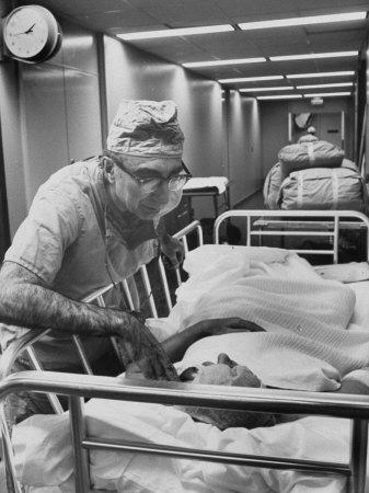 'Dr. Michael E. Debakey, Chief Heart Surgeon at the Methodist Hospital ...