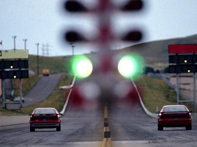 'Drag Racing Starting Lights' Photographic Print | AllPosters.com