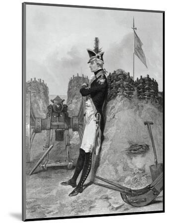 Drawing of Alexander Hamilton Waiting in Fort Mounted Giclee Print ...