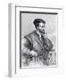 Drawing of Explorer Jacques Cartier in Pensive Position Giclee Print ...