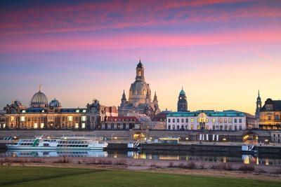 Dresden, Germany. Cityscape image of skyline Dresden, Germany with ...
