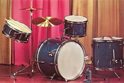 Drum Set, Retro | AllPosters.com
