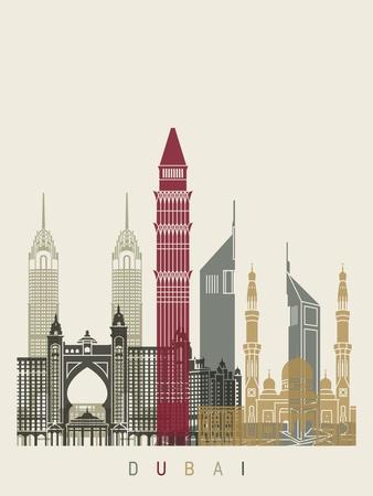 'Dubai Skyline Poster' Posters - paulrommer | AllPosters.com