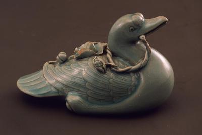 'Duck Shaped Water Dropper Vase, Celadon Ceramic, Korea, Korean ...