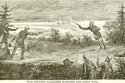 'Duel Between Alexander Hamilton and Aaron Burr' Giclee Print ...