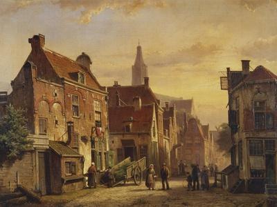 'Dutch Street Scene' Giclee Print - Willem Koekkoek | AllPosters.com