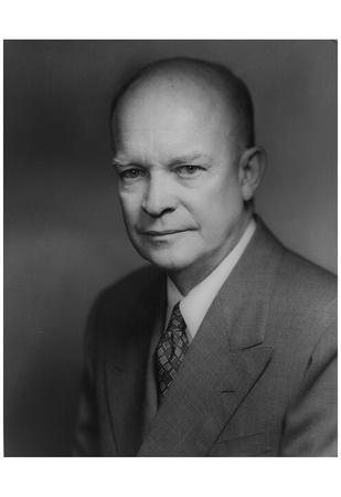 'Dwight D. Eisenhower (Portrait) Art Poster Print' Prints | AllPosters.com