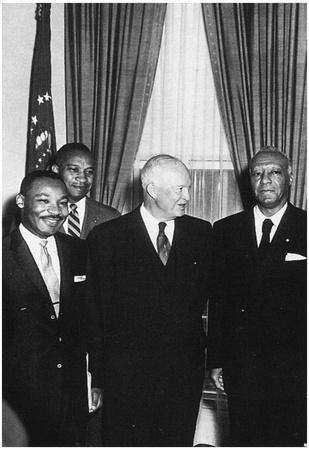 'Dwight Eisenhower (With Civil Rights Leaders, 1957) Poster' Posters ...