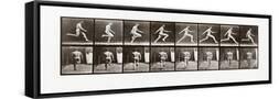 Man Running, Plate 65 from Animal Locomotion, 1887 (B/W Photo) Giclee ...