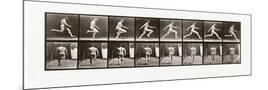 'Man Running, Plate 65 from Animal Locomotion, 1887 (B/W Photo)' Giclee ...