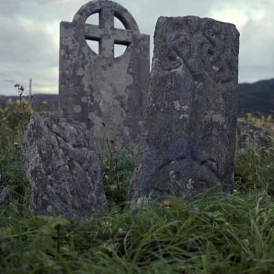 'Early Christian cross-slab, 7th century' Photographic Print - Unknown ...