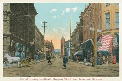 Early Downtown Portland, Oregon | AllPosters.com