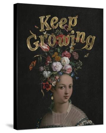 'Genteel Growth' Stretched Canvas Print - Eccentric Accents ...
