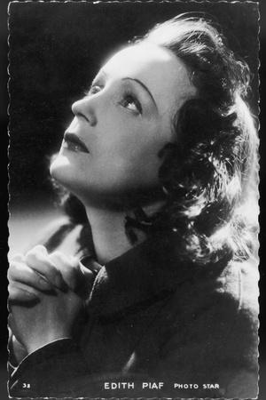 'Edith Piaf French Singer' Giclee Print | AllPosters.com
