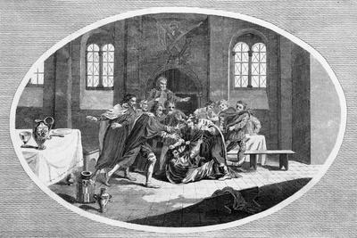 Edmund I Stabbed by Leofa | AllPosters.com