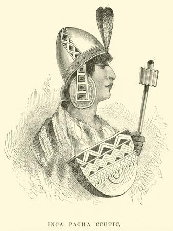 'Inca Pacha Ccutic' Giclee Print - Édouard Riou | AllPosters.com