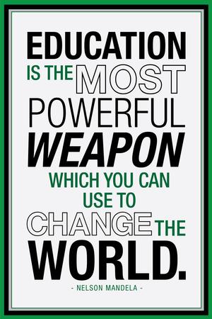 Education Nelson Mandela Quote Prints | AllPosters.com