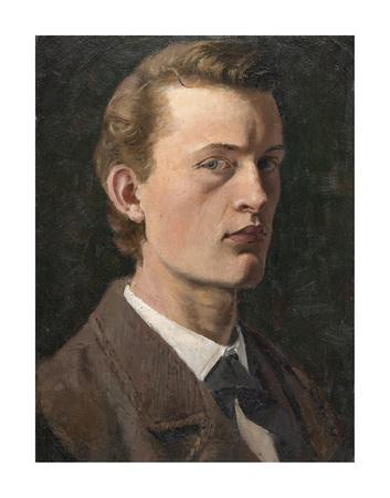 'Self Portrait' Premium Giclee Print - Edvard Munch | AllPosters.com