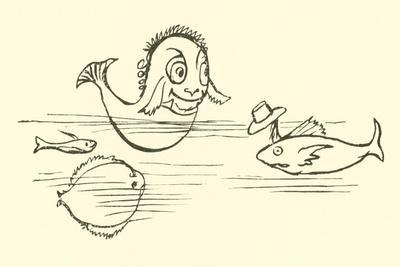 'Calico Pie (Engraving)' Giclee Print - Edward Lear | AllPosters.com