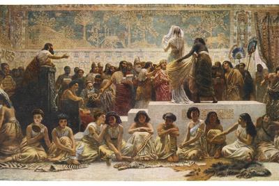 'The Babylonian Marriage Market' Photographic Print - Edwin Long ...