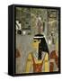Egyptian Antiquity: Nephtis goddess (Nephtys ou Neftis) painted on the ...