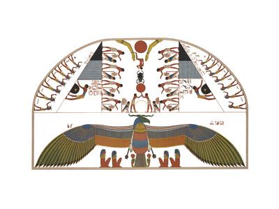 'Egyptian Monuments - Tomb of Siptah' Giclee Print - Historic ...