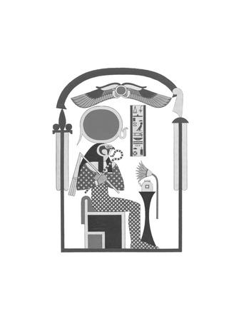 'Egyptian Pantheon - Atum' Giclee Print - Historic Collection ...