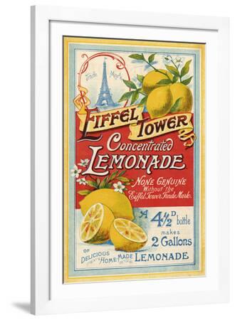 'Eiffel Tower Concentrated Lemonade, 1900' Giclee Print - The Vintage ...
