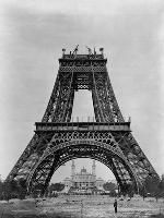 'Eiffel Tower Under Construction' Photographic Print | AllPosters.com