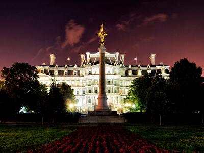 'Eisenhower Executive Office Building (Eeob) by Night, West of the ...