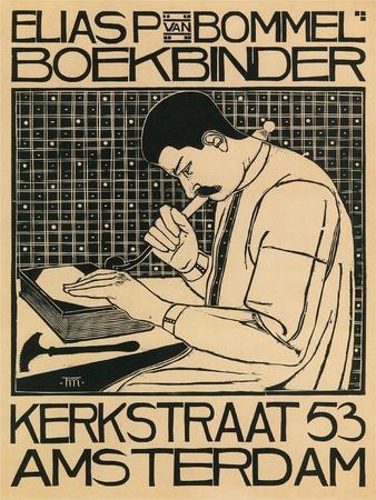'Elias Bommel Bookbinder' Print | AllPosters.com
