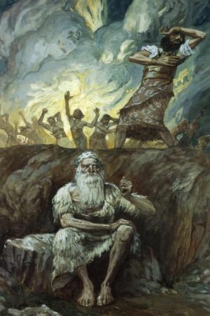 'Elijah Bringeth Fire from Heaven' Giclee Print - James Tissot ...
