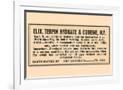 'Elixir Terpin Hydrate & Codeine, N.F.' Prints | AllPosters.com