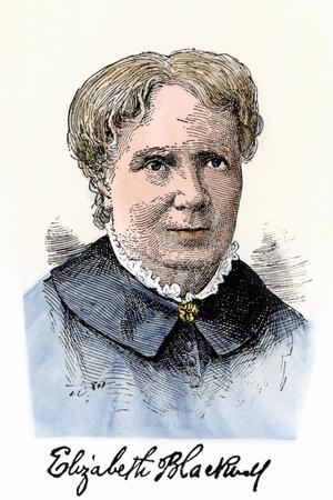 'Elizabeth Blackwell, First Women Physician in Modern Times, with Her ...