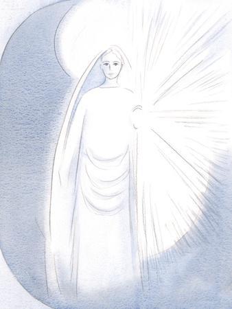 Our Lady Appeared before Me, in Her Dazzling Heavenly Beauty, 2000 (W/C ...