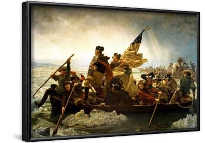 'Emanuel Leutze Washington Crossing the Delaware River Art Print Poster ...