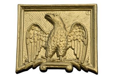 'Emblem of the American Eagle at the Entrance of the National Cemetery ...