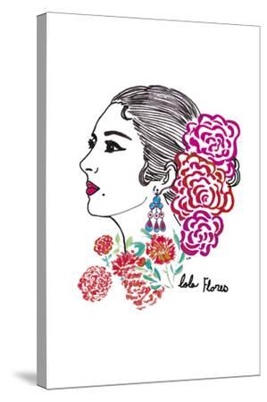 Mexicana - The Singer Stretched Canvas Print - Emilie Ramon ...