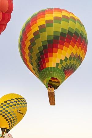 'Luxor, Egypt. Hot air balloons taking tourist for a ride ...