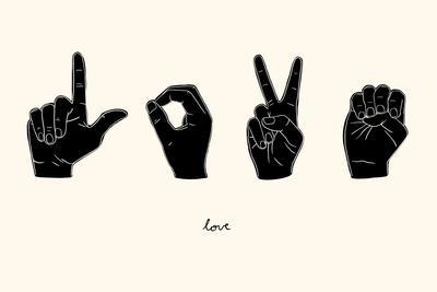 'Sign Language IV' Prints - Emma Scarvey | AllPosters.com