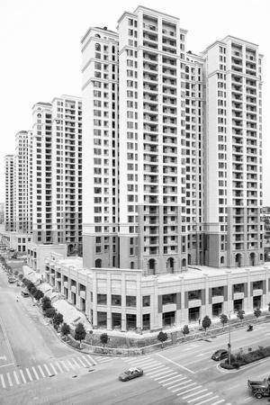 'Empty Housing, Yinin, China (B/W Photo)' Giclee Print | AllPosters.com