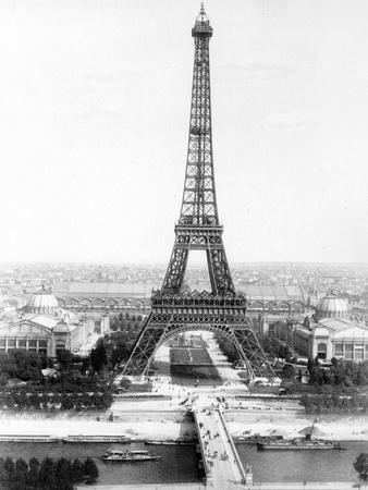 'End of the Building of the Eiffel Tower in Paris March 31, 1889 for ...