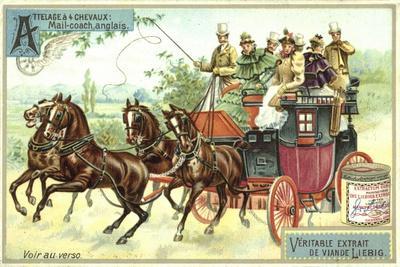 English Mail Coach Giclee Print | AllPosters.com
