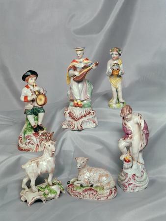 'Boy Playing Pipe and Tabor, Girl Playing the Lute, Cupid Holding ...